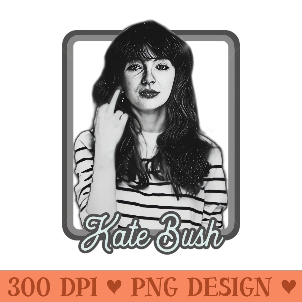 Kate Bush Retro Aesthetic Fan Art Design - PNG Download - Do | Inspire ...