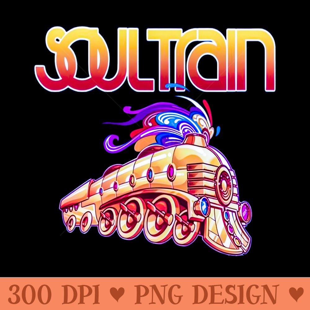 soul train - Sublimation patterns PNG - Instant Download | Inspire Uplift