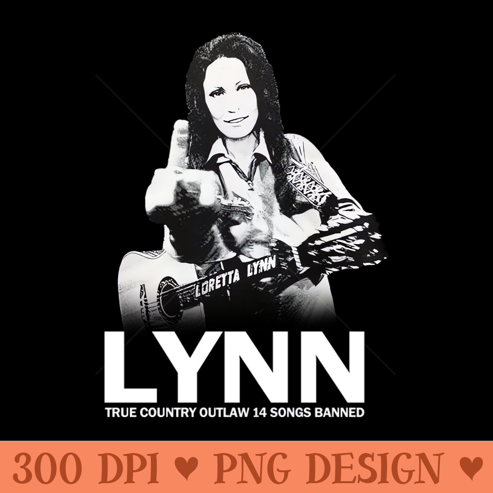 Loretta Lynn The True Country Outlaw - Modern PNG designs - | Inspire ...