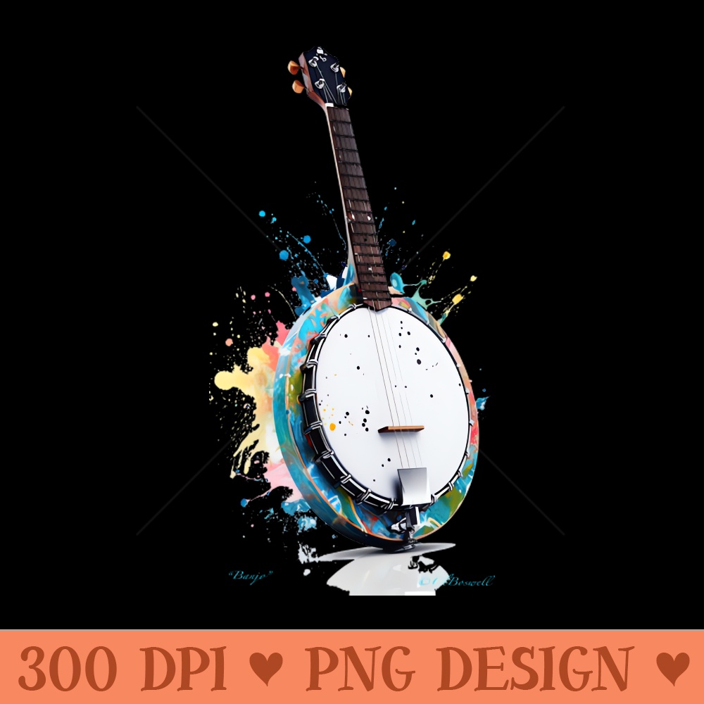 Banjo - PNG file download - Immediate download | Inspire Uplift