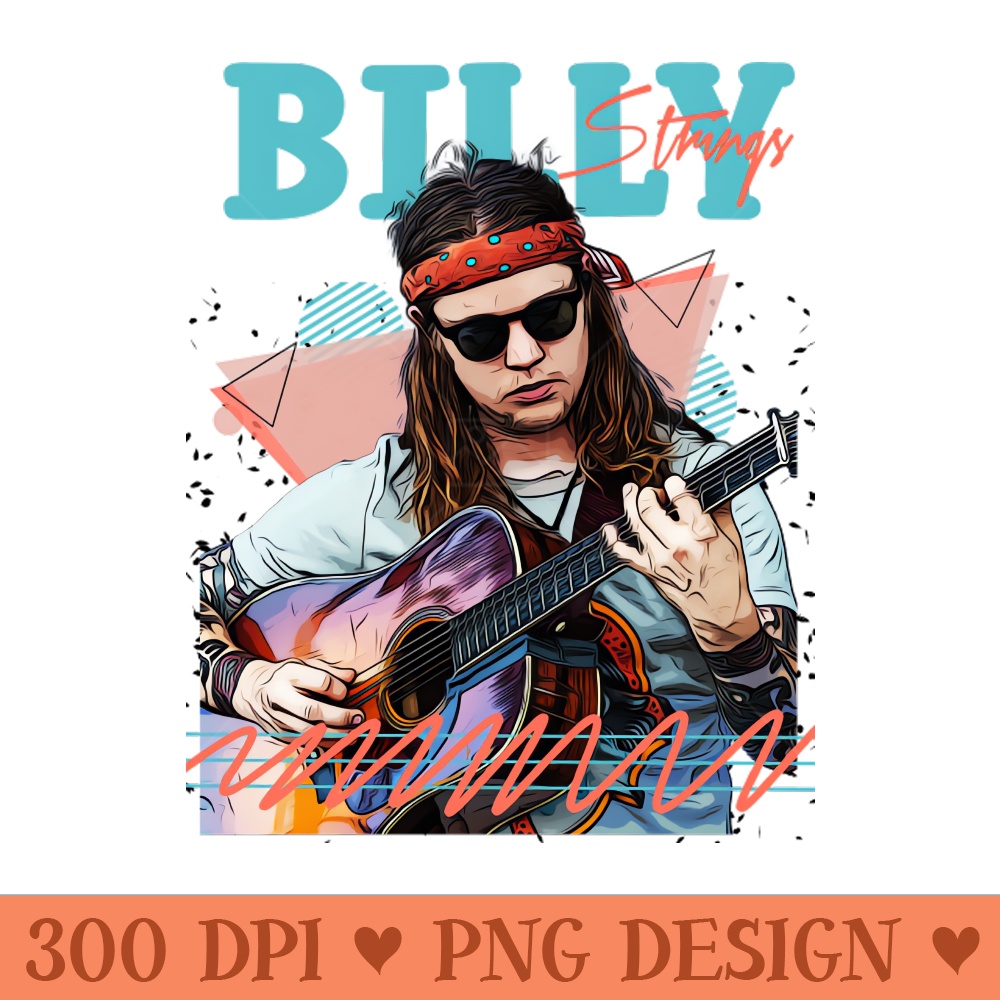 Billy Strings Fan Art Retro Design Vintage - Sublimation gra | Inspire ...