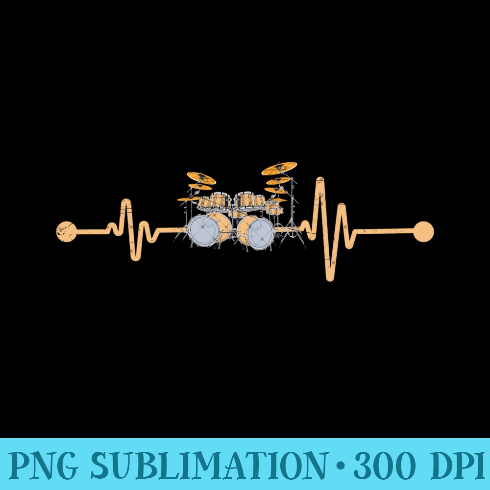 Percussion Drum Set Drummer Heartbeat Musician Drums - PNG D | Inspire ...