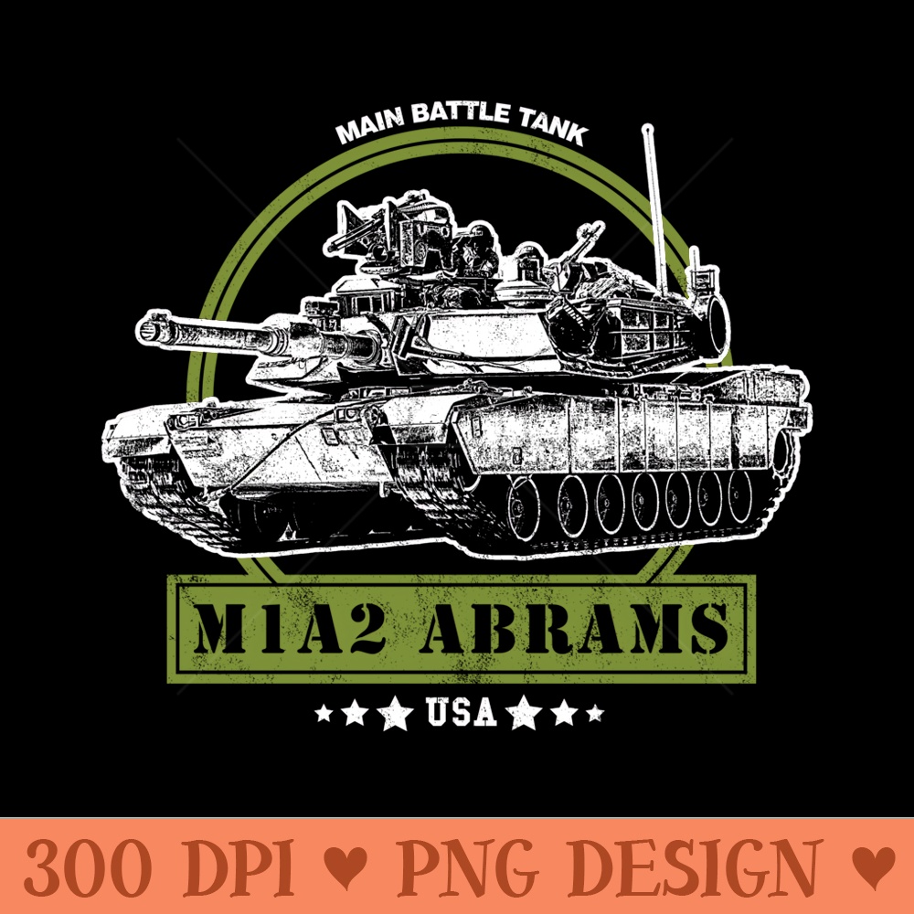 M1A2 Abrams Tank - PNG Templates Download | Inspire Uplift