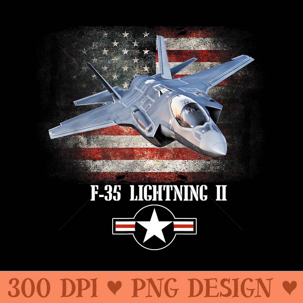 F-35 Lightning 2 US Flag - Proud Air Force Military Veteran | Inspire ...