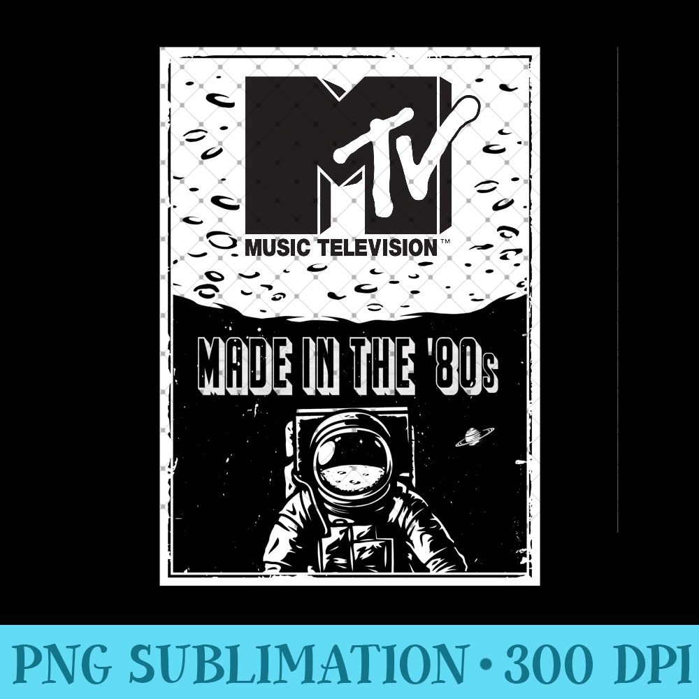 Mademark x MTV - MTV on the Moon Made in the 80s MTV logo As | Inspire ...