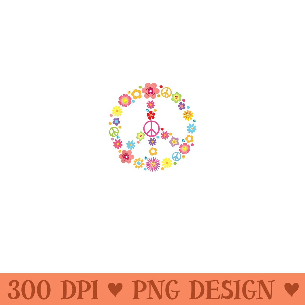 Hippie Peace Sign Flower Power Peace Sign World Peace - Tren | Inspire ...