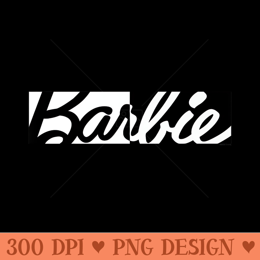 Barbie - Barbie Split Logo Premium - PNG design assets | Inspire Uplift