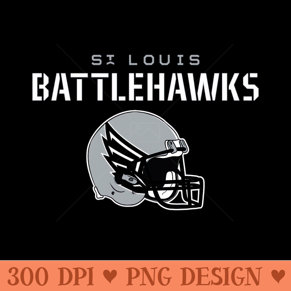 St. Louis Battlehawks - Vintage Helmet - St. Louis Football | Inspire ...