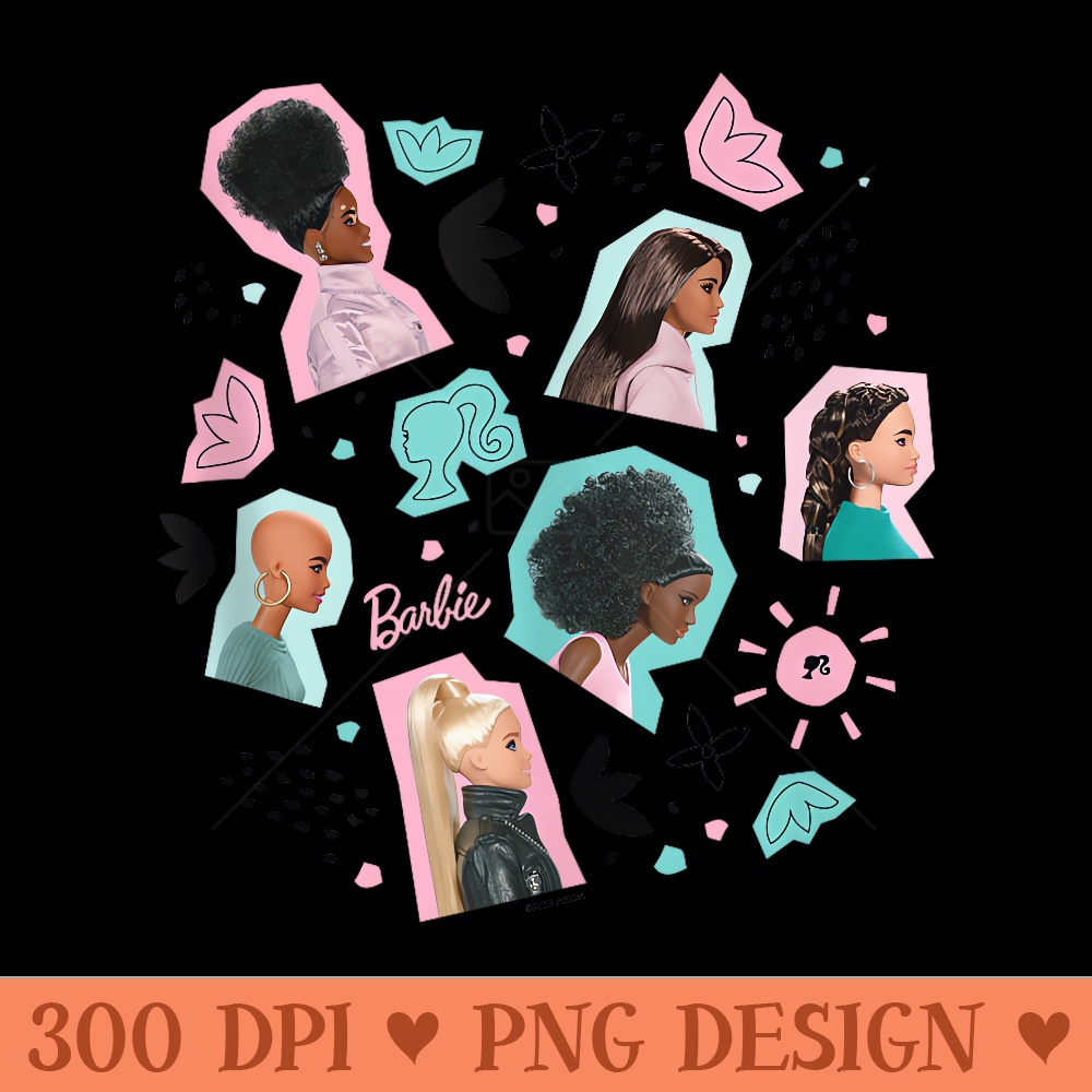Barbie - Spring Collage - Printable PNG Graphics | Inspire Uplift