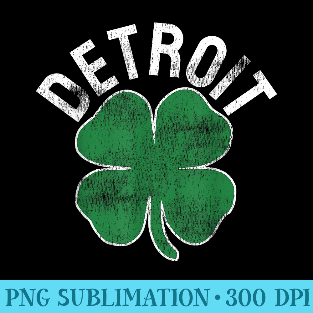 St Patricks Day Shamrock Detroit Michigan Irish - PNG Templa | Inspire ...