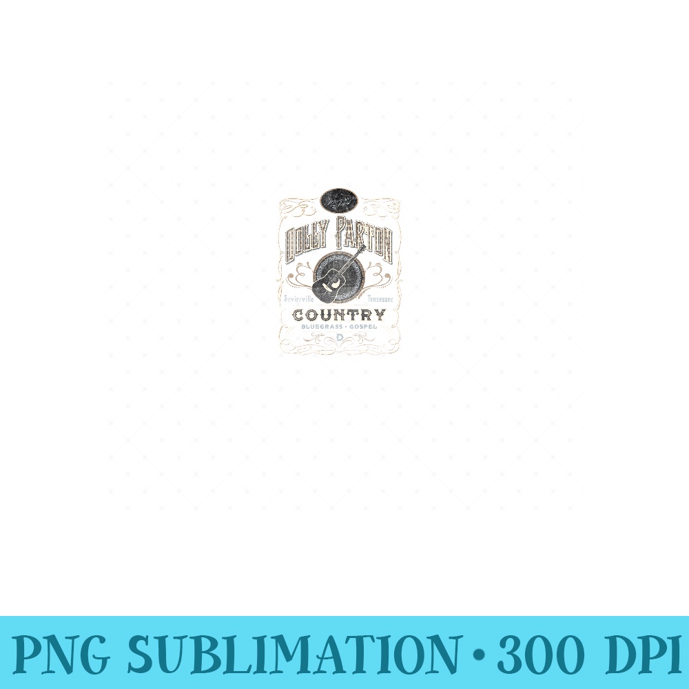 Dolly Parton Whiskey Label - High Resolution PNG Designs | Inspire Uplift