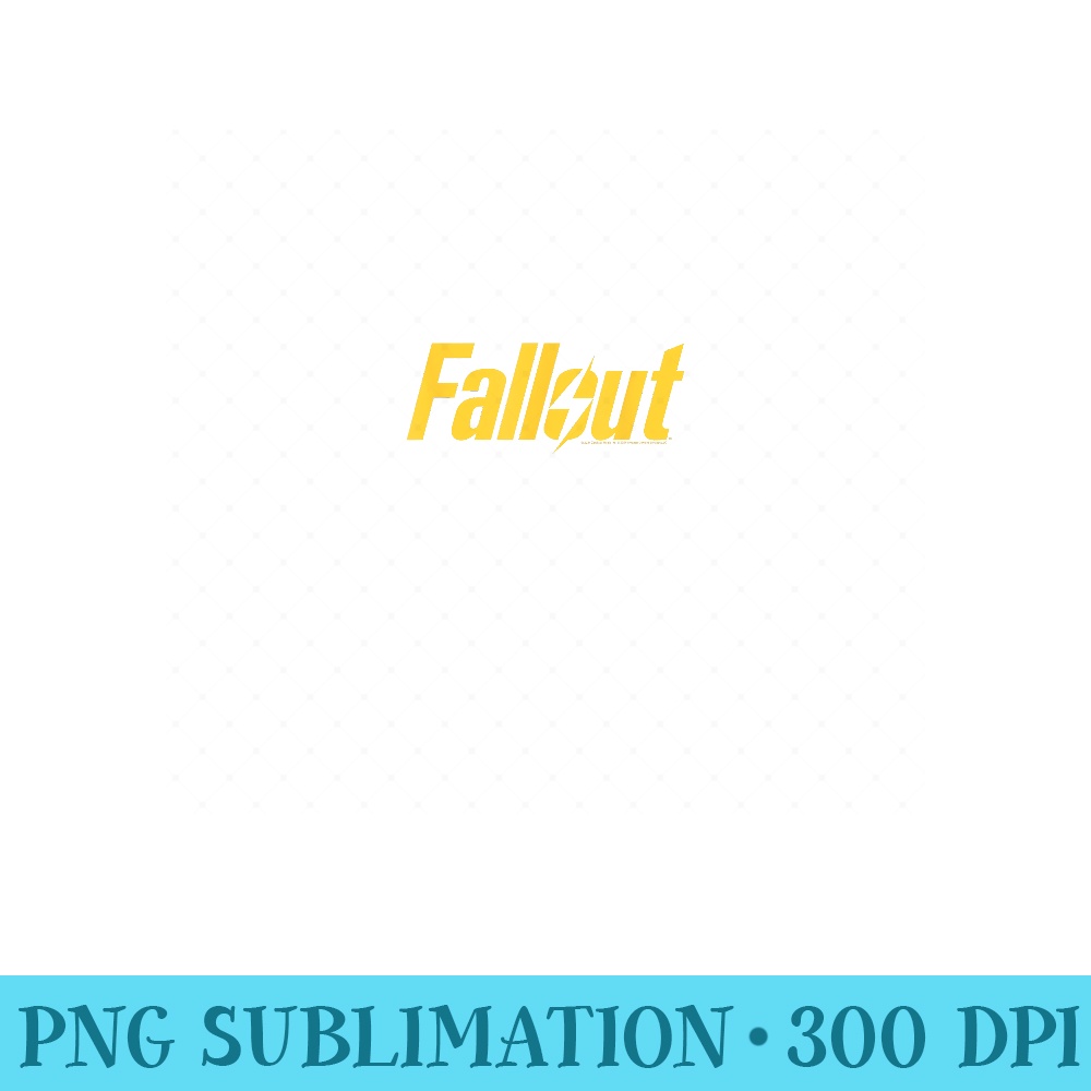 Fallout TV Series Yellow Lightning Logo - PNG Templates | Inspire Uplift