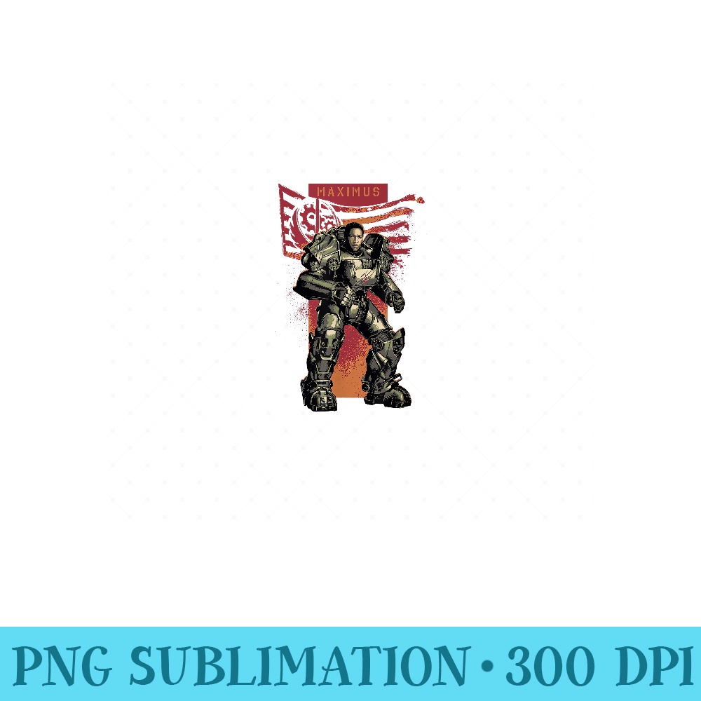 Fallout - Maximus - Printable PNG Graphics | Inspire Uplift