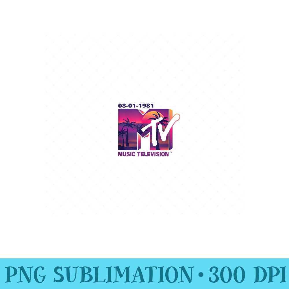 Mademark x MTV - The official 1981 MTV Logo with purple Palm | Inspire ...