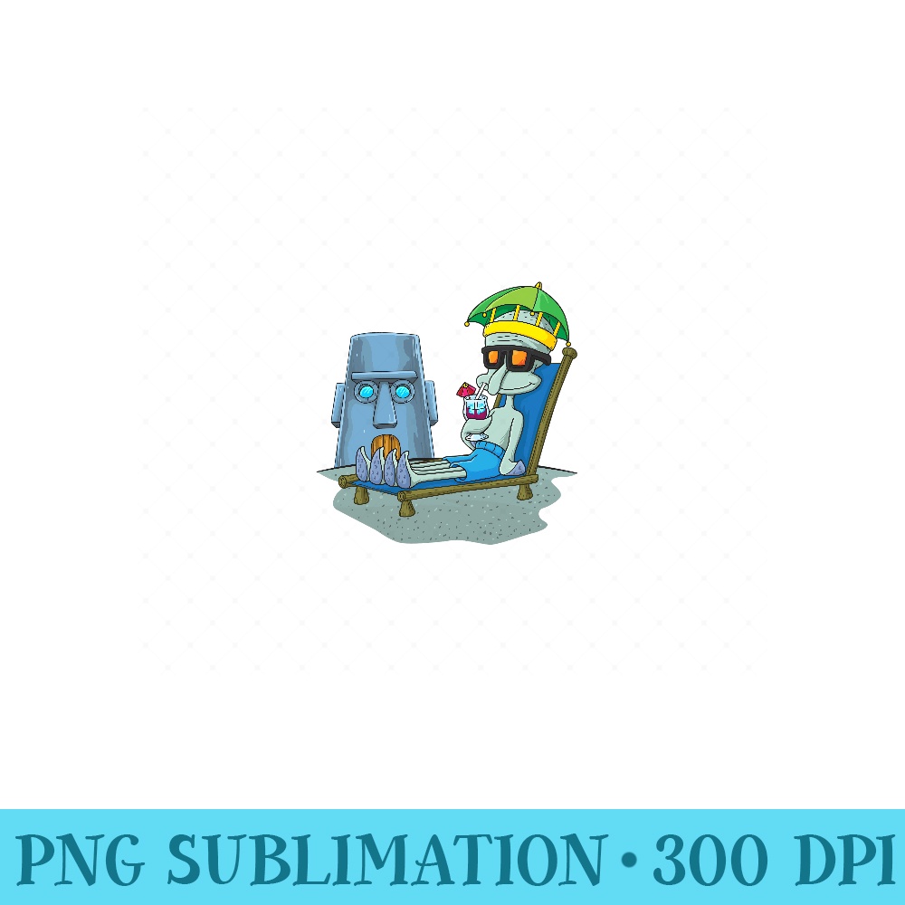 Mademark x SpongeBob SquarePants - Squidward Sunbathing - Hi | Inspire ...