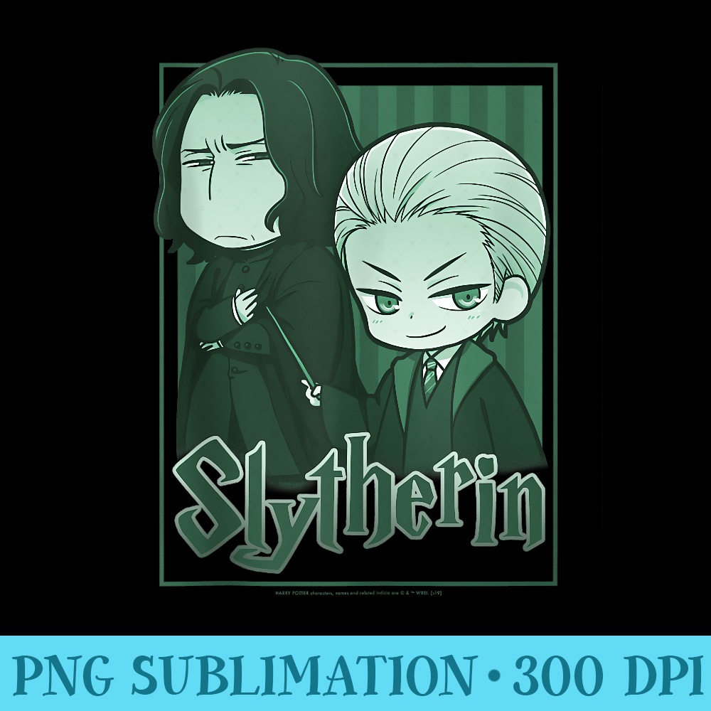 Harry Potter Slytherin Snape Draco Anime - High Quality PNG | Inspire ...