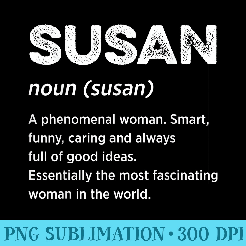 My Name Is Susan Funny Name Tag - Printable PNG Images | Inspire Uplift