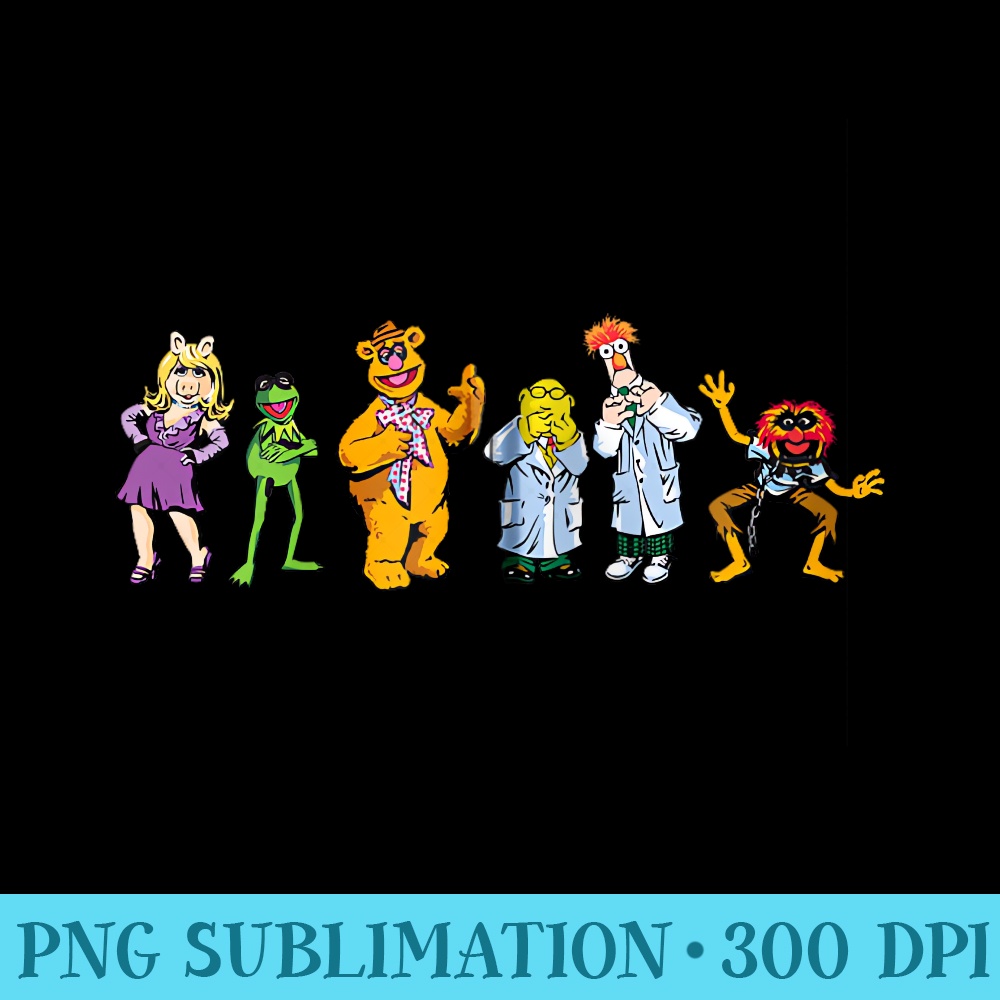 Disney The Muppets Classic Characters Lineup Group Shot - Do | Inspire ...
