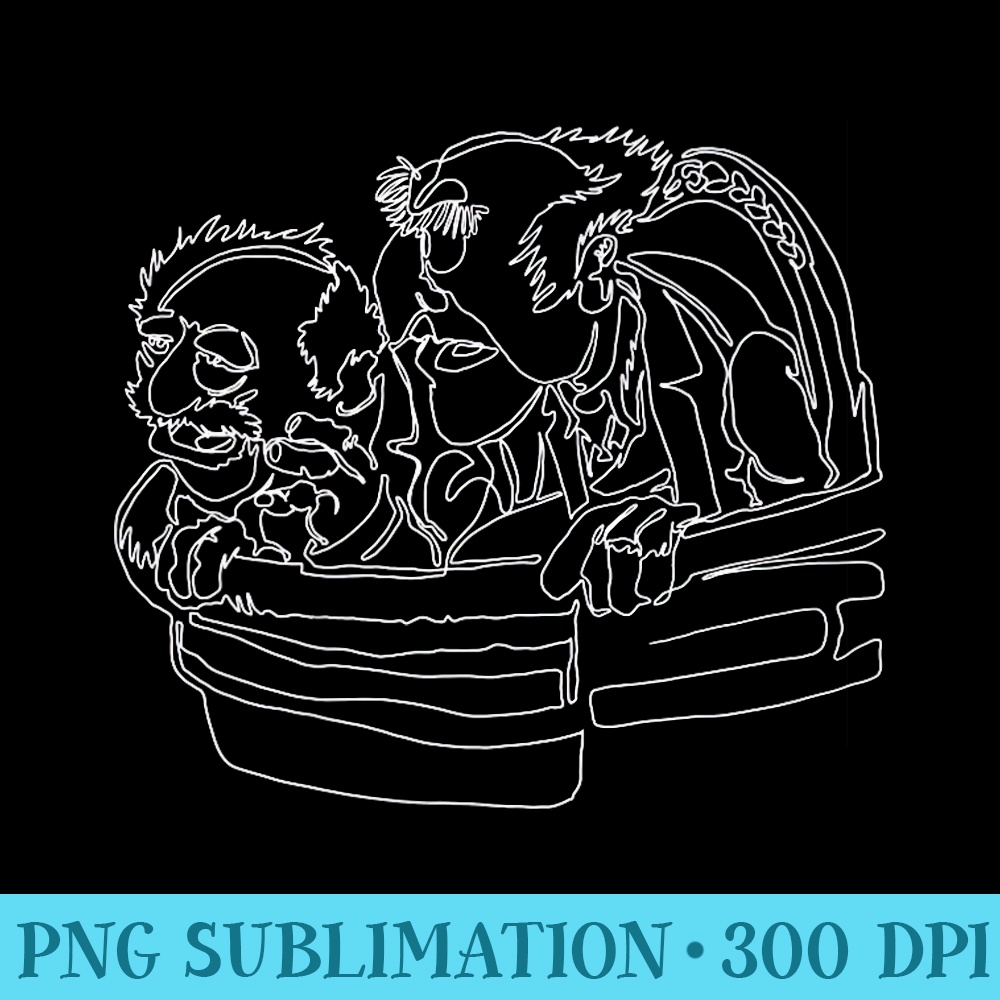 Disney The Muppets Statler And Waldorf Heckling Outline Prem | Inspire ...