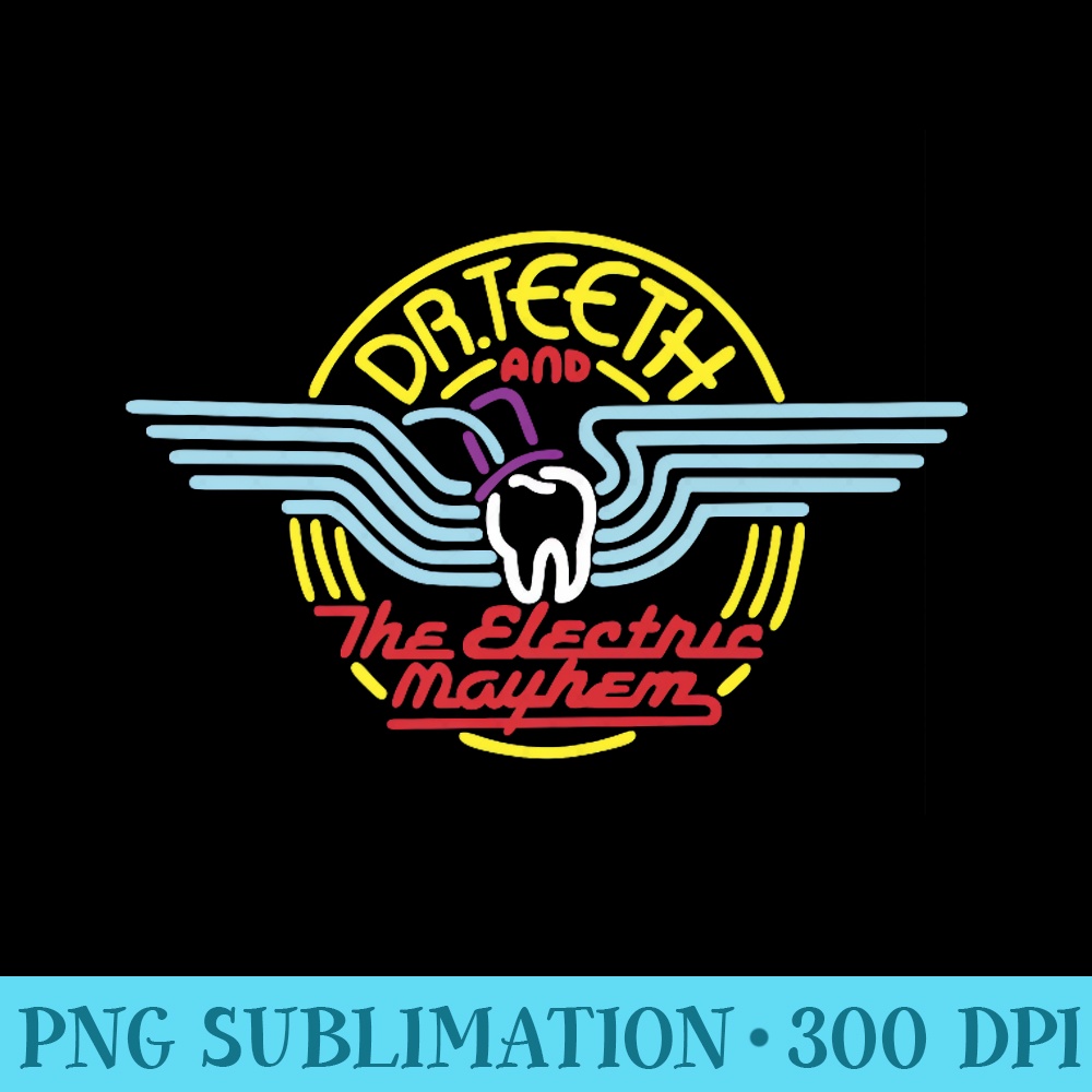 Disney The Muppets Dr. th Electric Mayhem Neon Poster Premiu | Inspire ...