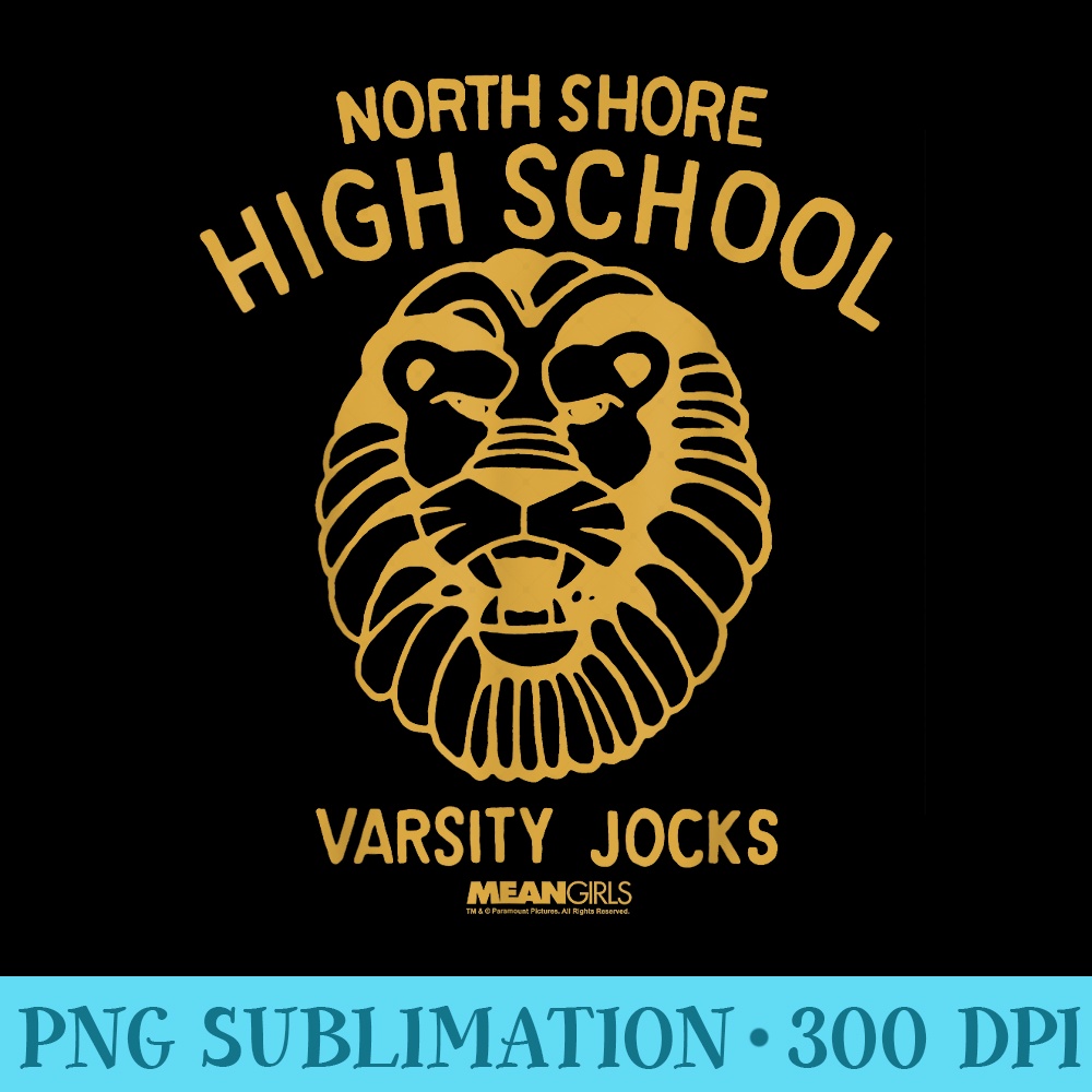 Mean Girls North Shore High School Lions Varisty Jocks Crest | Inspire ...