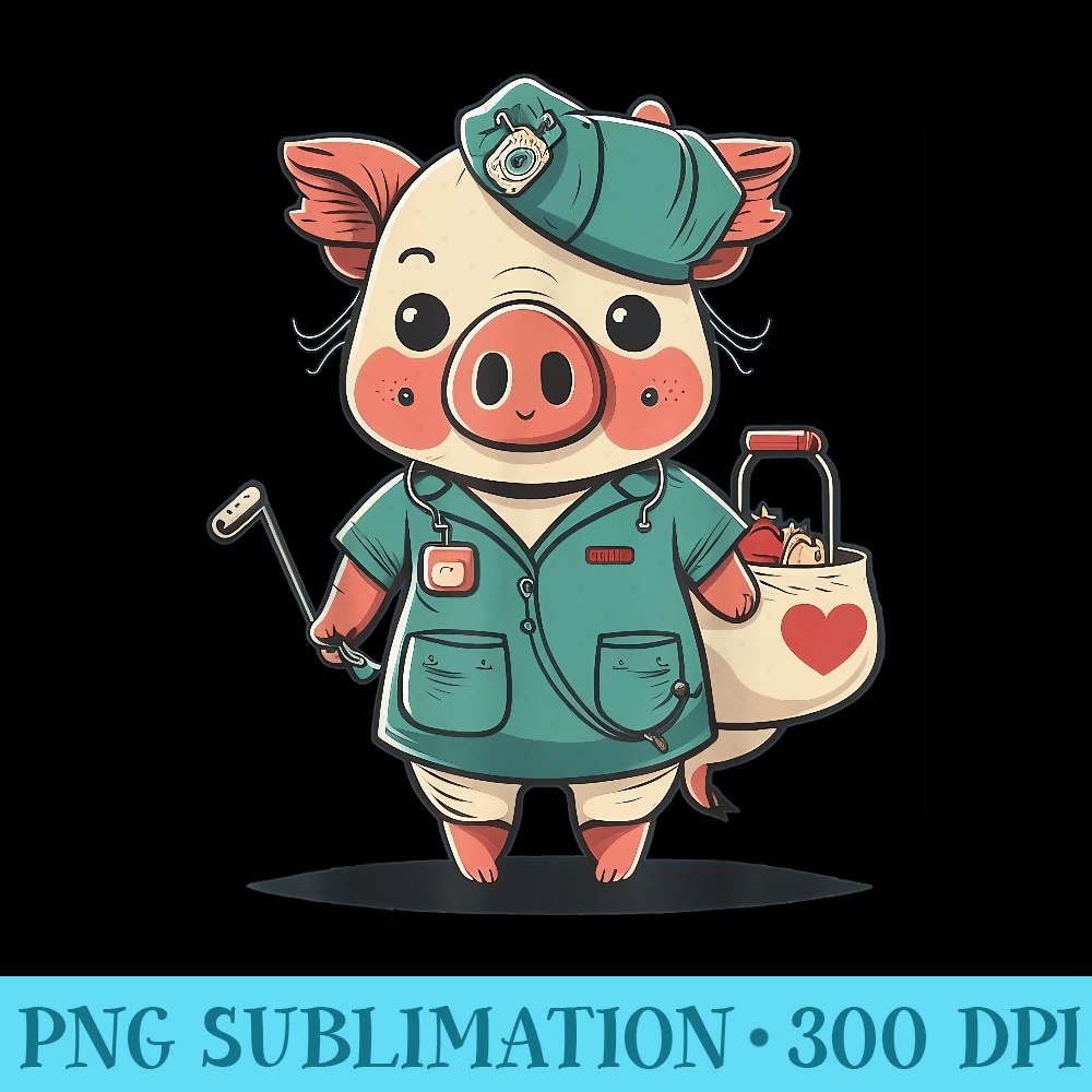 Medical Nursing Pig on Nurse Pig - Download Transparent Imag | Inspire ...