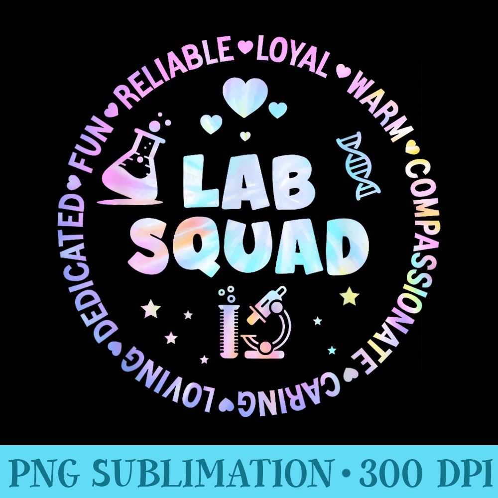 Tie Dye Lab Week Lab Squad Lab Tech Laboratory Assistant - P | Inspire ...