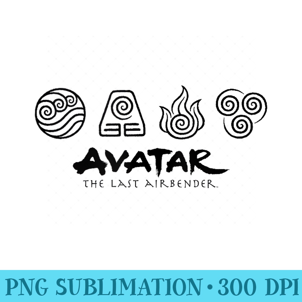 Amazon Essentials Avatar The Last Airbender Element Symbols | Inspire ...