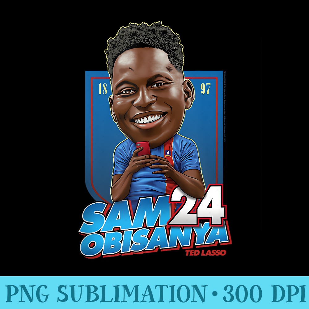 Ted Lasso Bobblehead Sam Obisanya - PNG Vector Download | Inspire Uplift
