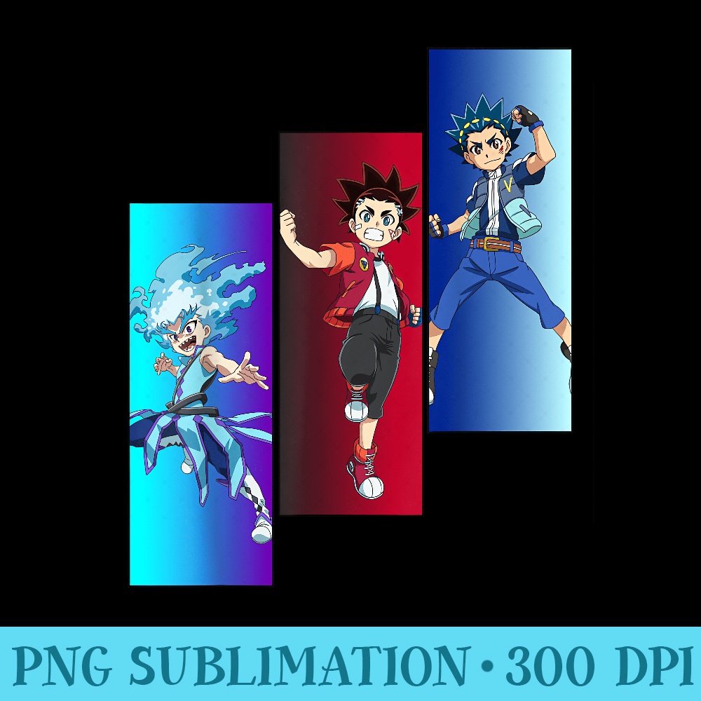 BEYBLADE BURST TURBO TRIO - Transparent PNG Resource | Inspire Uplift