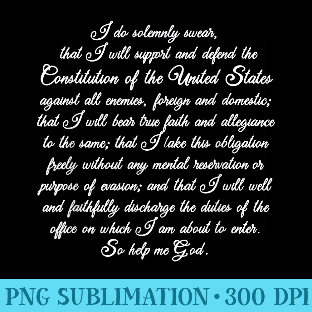 Federal Oath of Office - PNG Picture Download | Inspire Uplift