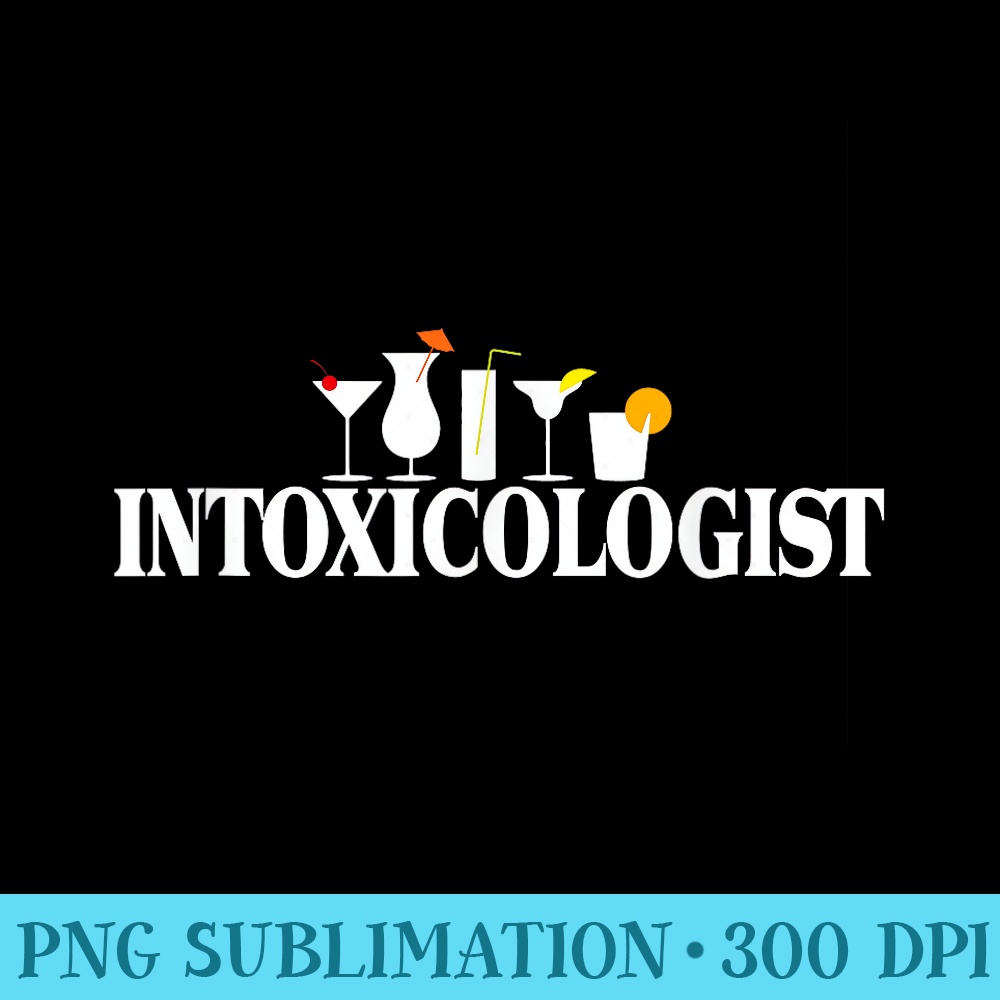 Intoxicologist T, Bartender Mixologist Bar - PNG Vector Down | Inspire ...