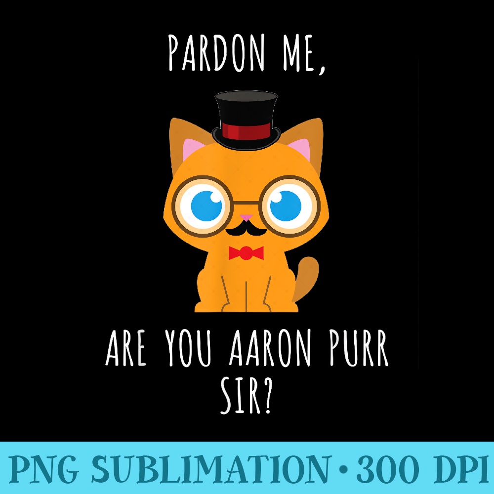 Hamilton Cat Tshirt Funny for Men - PNG Image File Download | Inspire ...