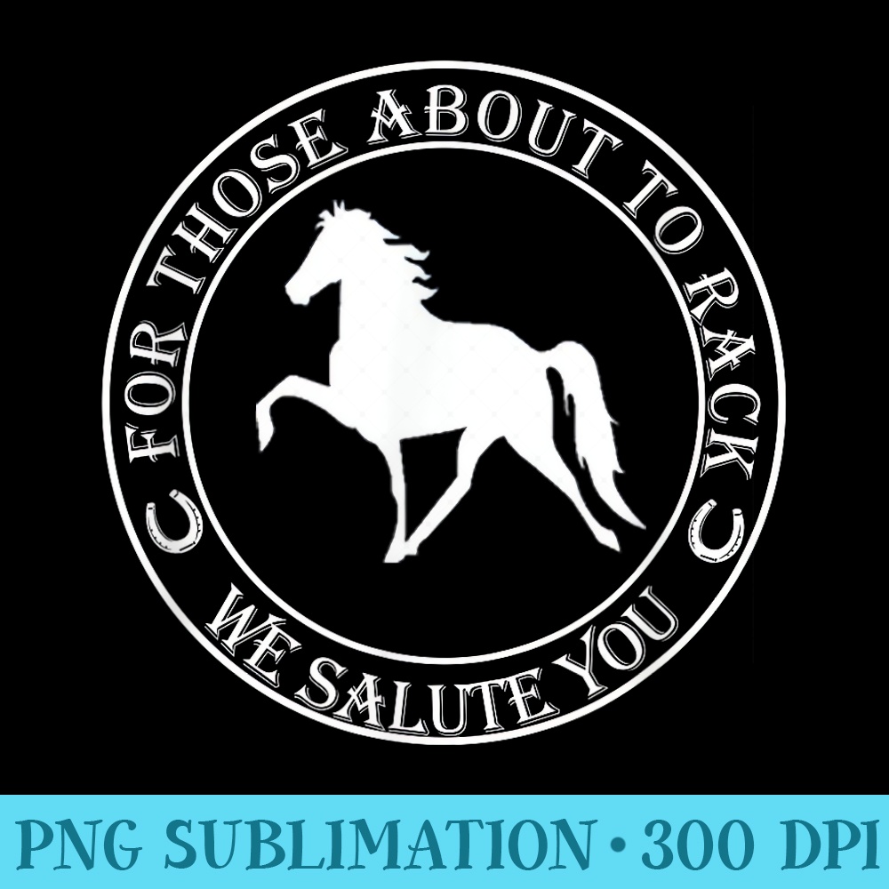 Funny Racking Horse T Tennessee Walking Horse - Transparent | Inspire ...