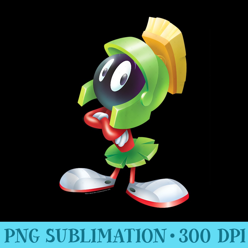 Looney Tunes Marvin the Martian Airbrushed - Transparent PNG | Inspire ...