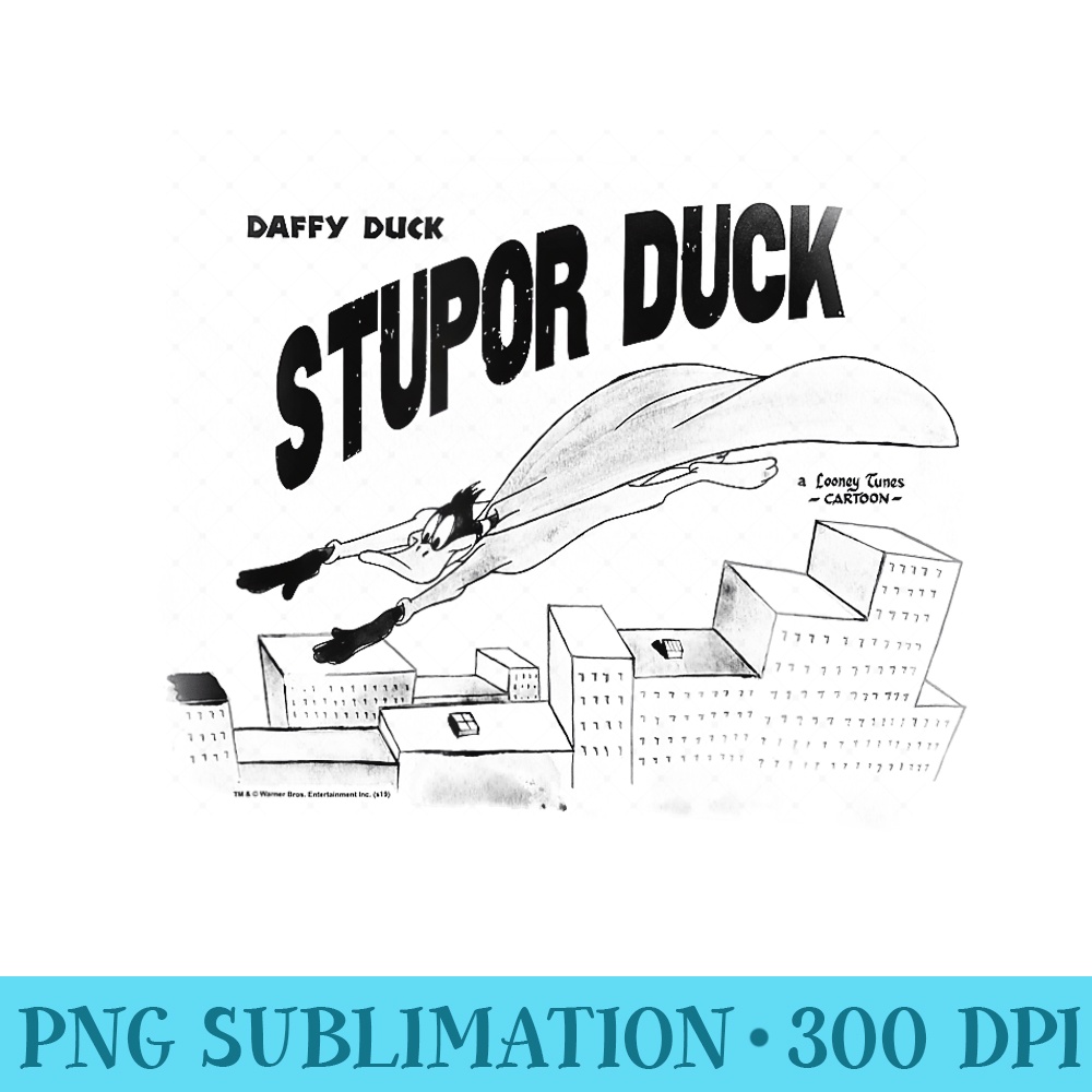 Looney Tunes Daffy Stupor Duck - Download Transparent Design | Inspire ...