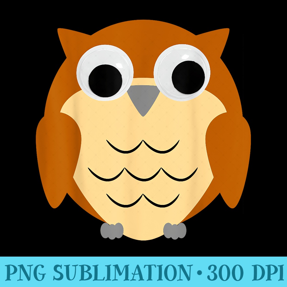 Hoot Hoot Adorable Kawaii Googly Eyes Cartoon Owl - PNG Down | Inspire ...