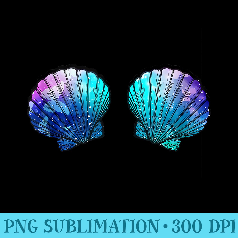 Mermaid Shell Bra Bikini Seashell Mermaid - High Resolution | Inspire ...