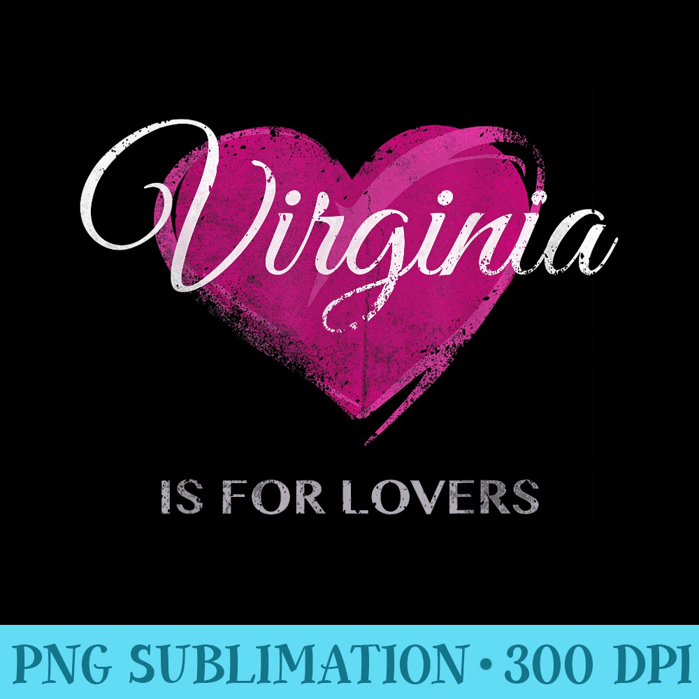 Vintage Virginia Lovers T DMV VA Souvenir - Transparent PNG | Inspire ...