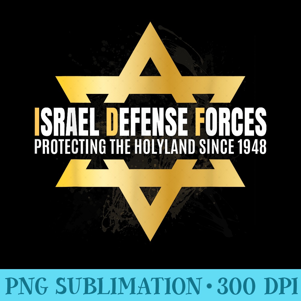 Support Israel Defense Force IDF Jewish Star of David - Tran | Inspire ...