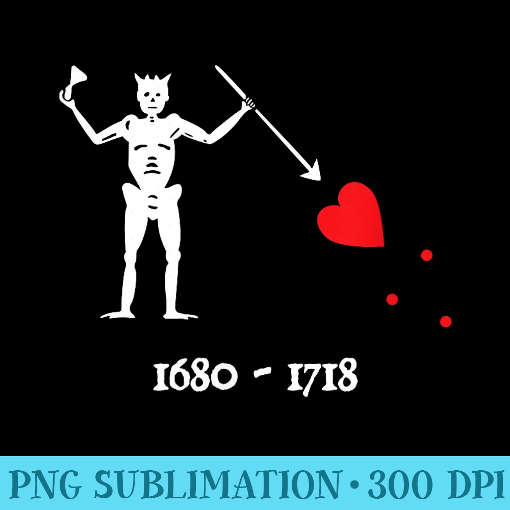 Blackbeard Pirate Flag - Download Transparent Image | Inspire Uplift