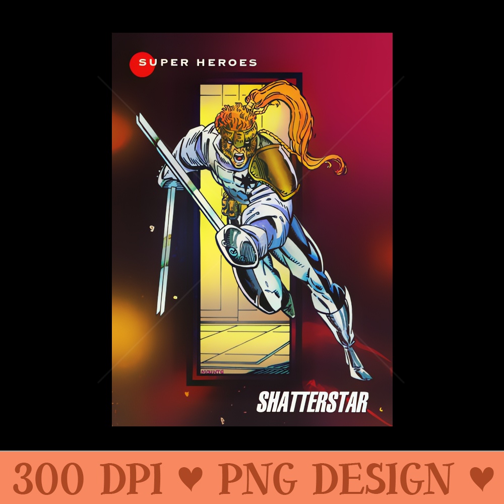 Shatterstar in action - PNG Graphics | Inspire Uplift
