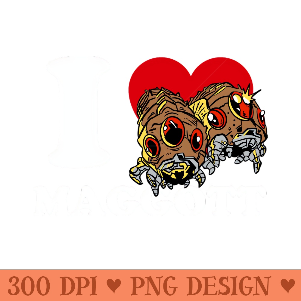 I Heart Maggott - Vector PNG download | Inspire Uplift
