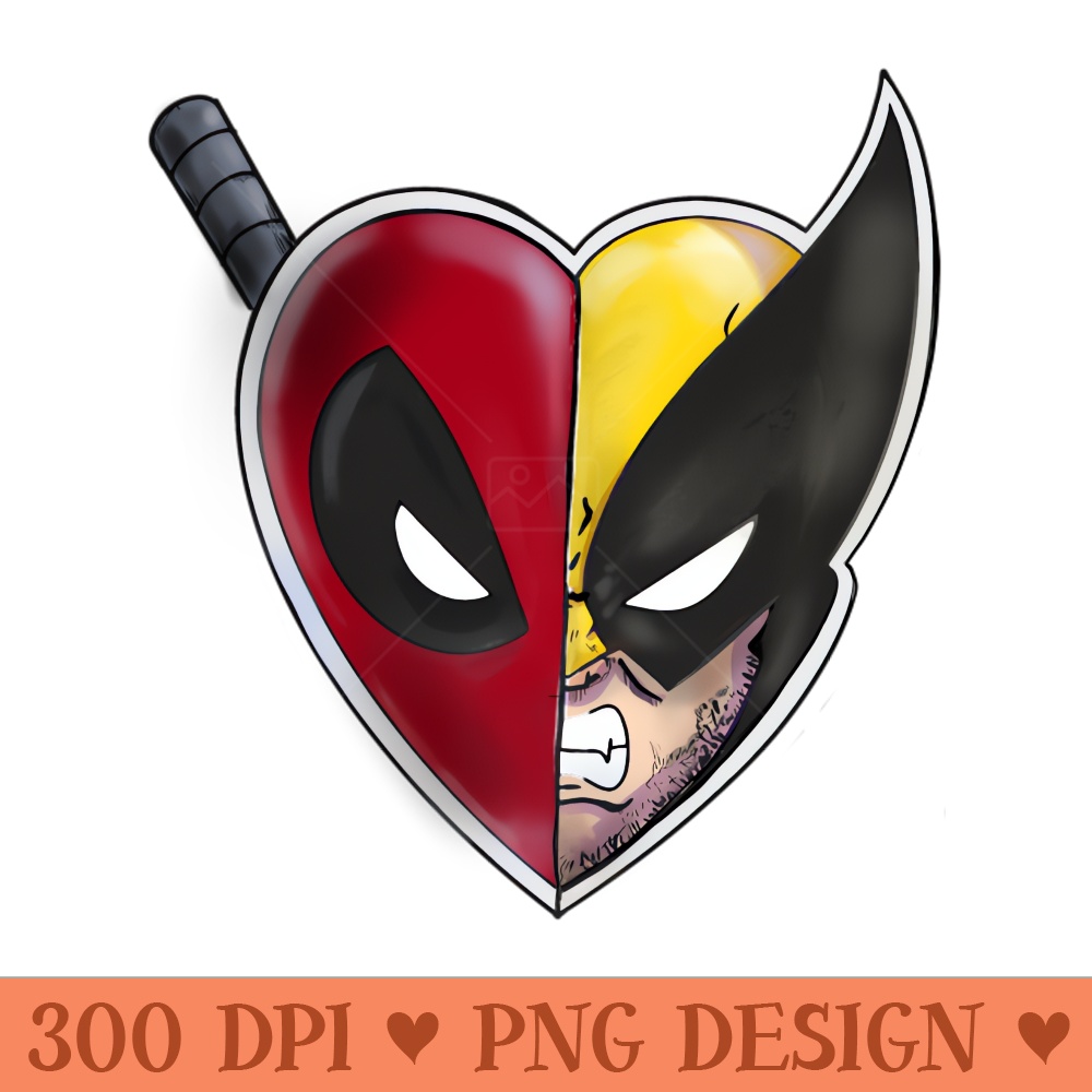 Pool and Wolvie Besties - PNG clipart download | Inspire Uplift