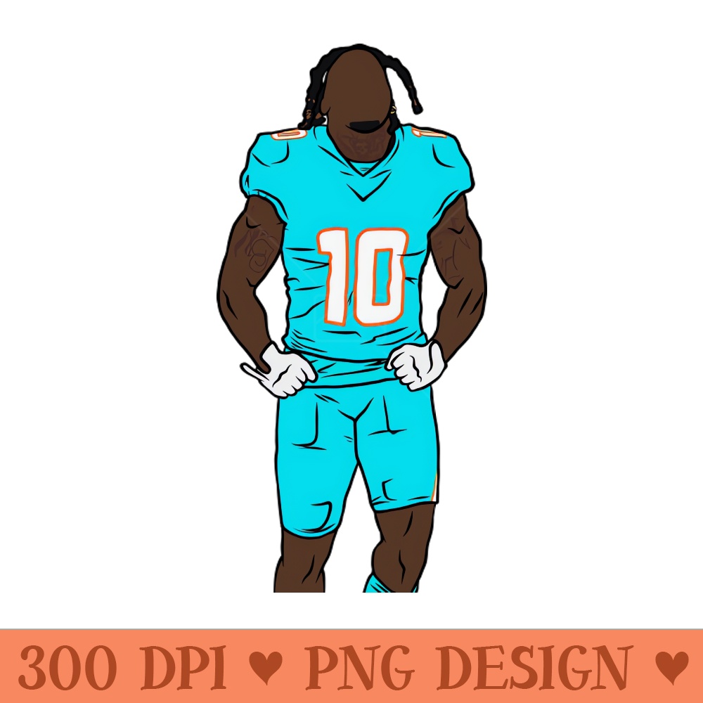Tyreek Hill Flex - High Resolution PNG File | Inspire Uplift