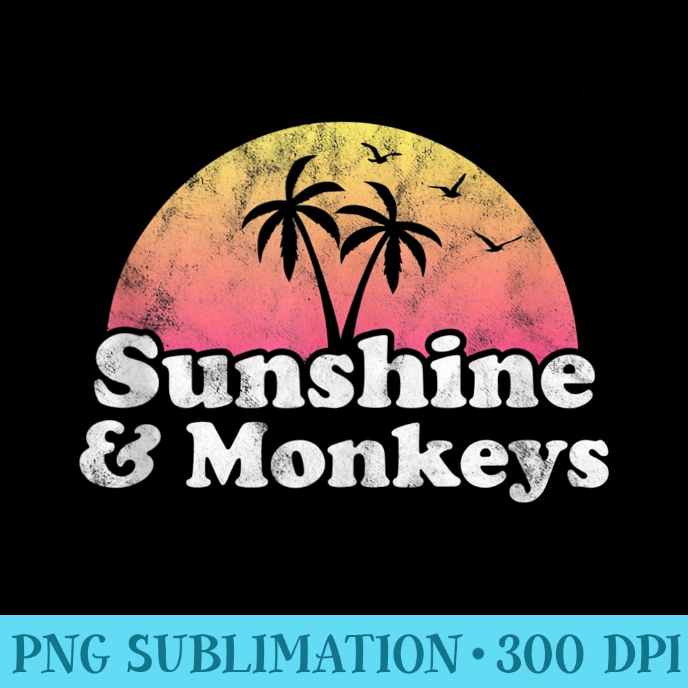 Monkey Sunshine and Monkeys - Transparent PNG Collection | Inspire Uplift
