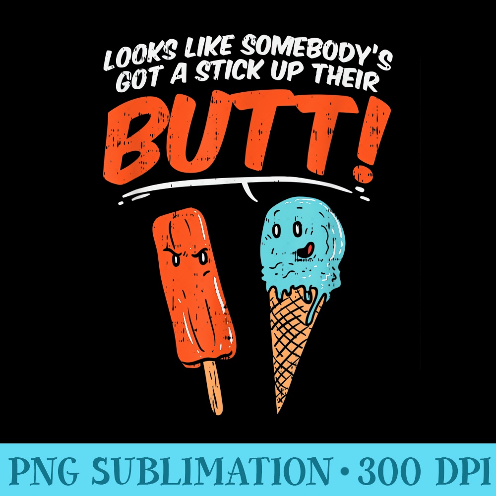 Funny IceCream Pun - Transparent PNG File | Inspire Uplift