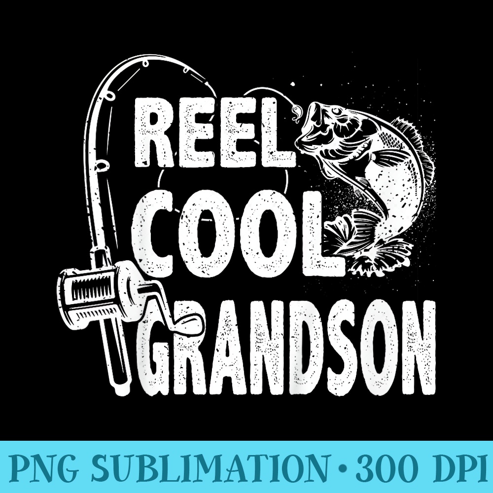 Vintage Reel Cool Grandson Birthday Fishing Girls - Ready To | Inspire ...