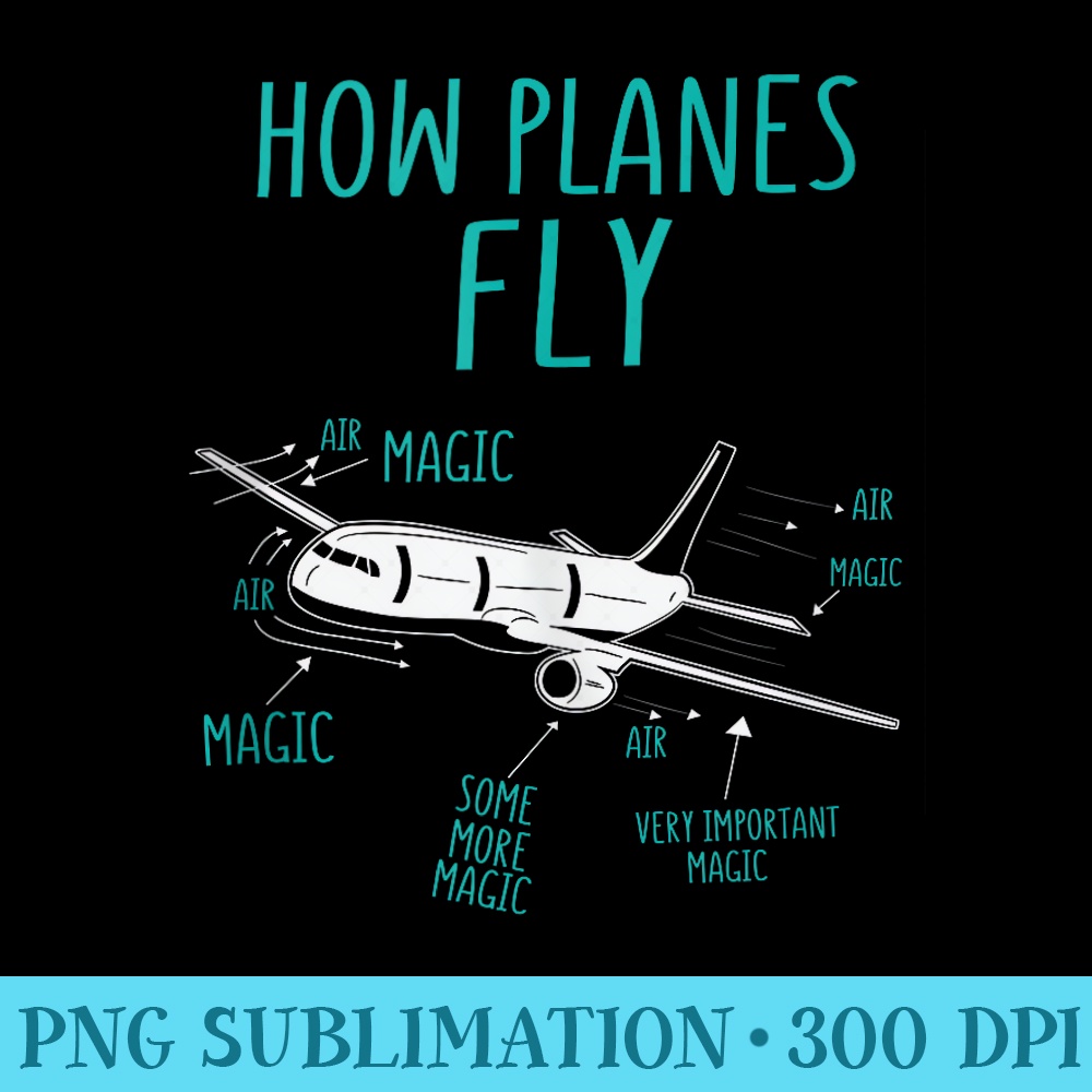 How Planes Fly Funny Airplane Pilot Magic - PNG Clipart | Inspire Uplift