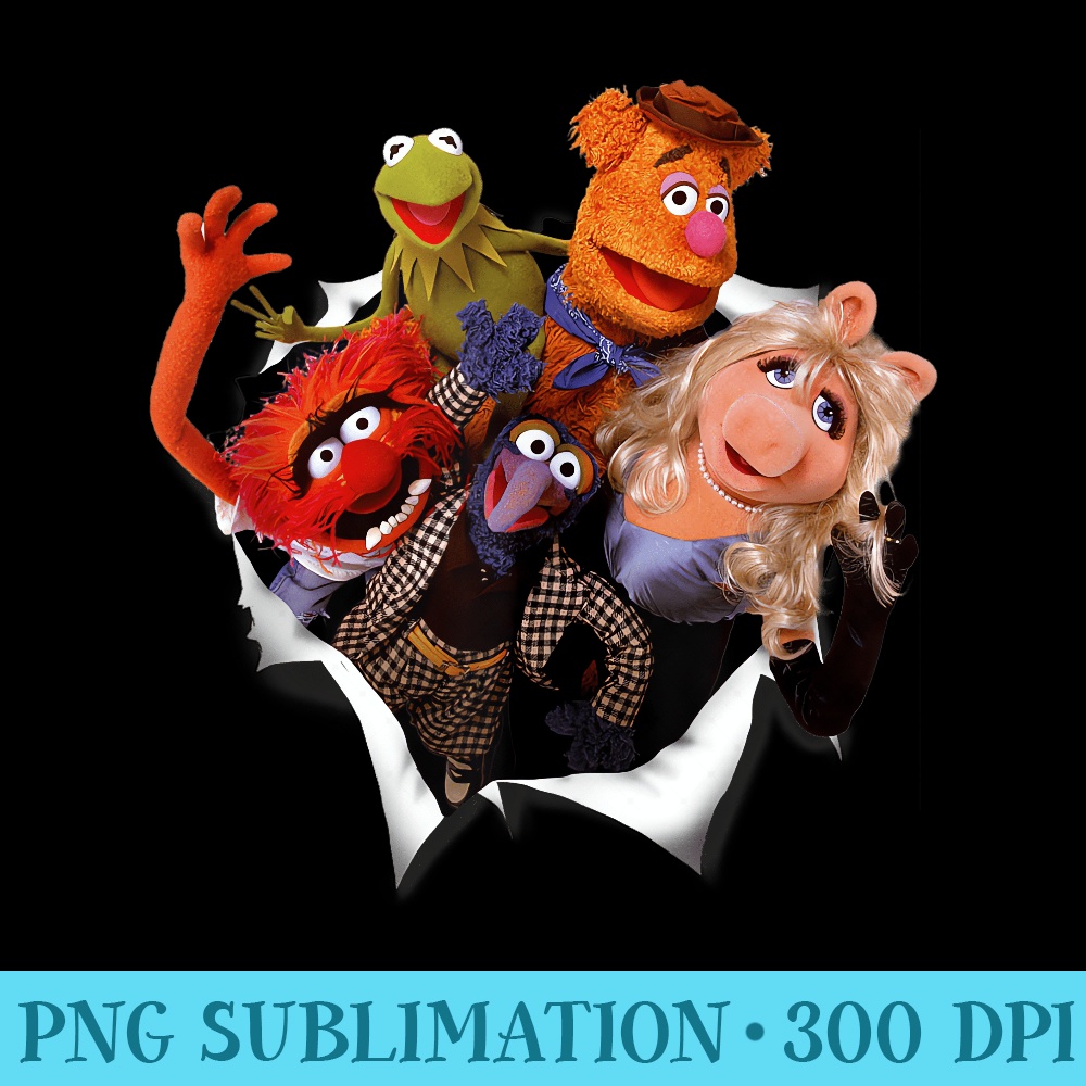 Disney The Muppets Group Shot Breakthrough - Transparent PNG | Inspire ...